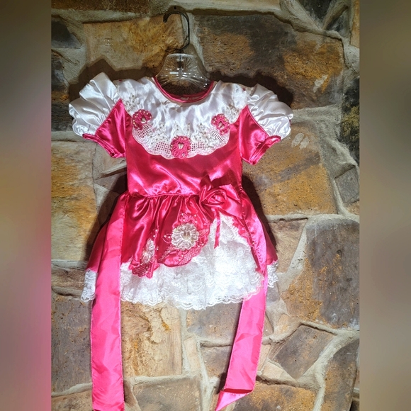 Just darling | Dresses | Just Darling Vintage Little Girls Pink Dress ...